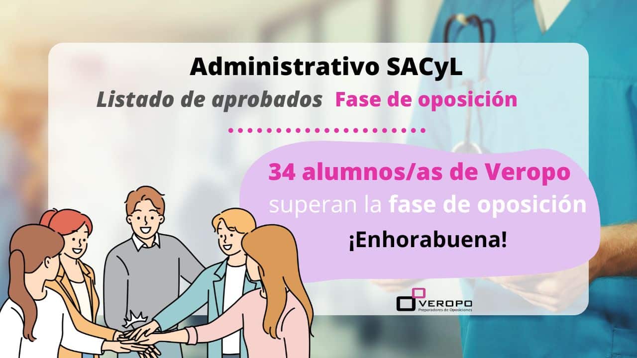 Listado de aprobados de la fase de oposición de Administrativo SACyL Listado de aprobados de la fase de oposición de Administrativo SACyL